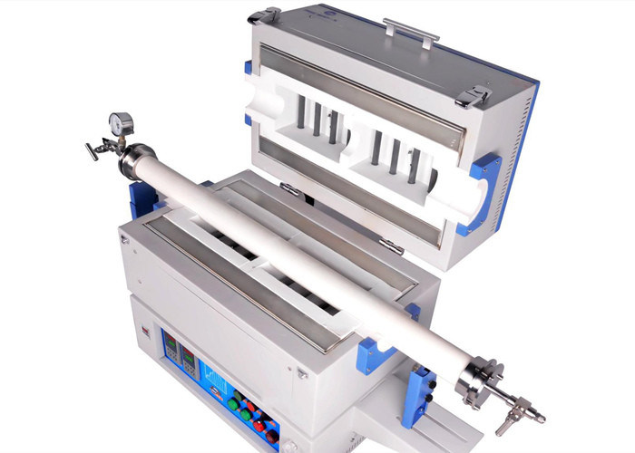 Energy Saving Dual Zone Furnace , High Temperature Sintering Furnace