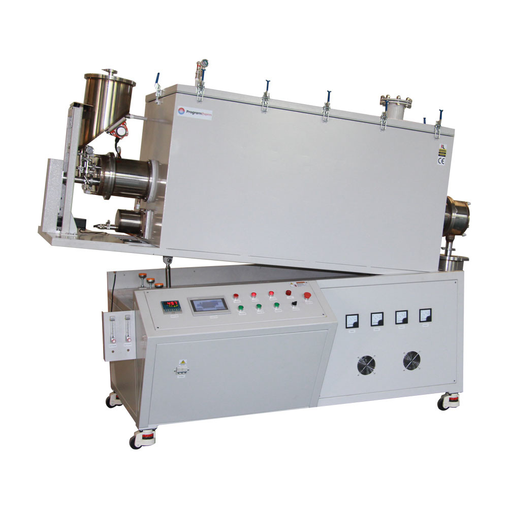 Rotary High Temperature Tube Furnace For Metal Powder Processing With ...