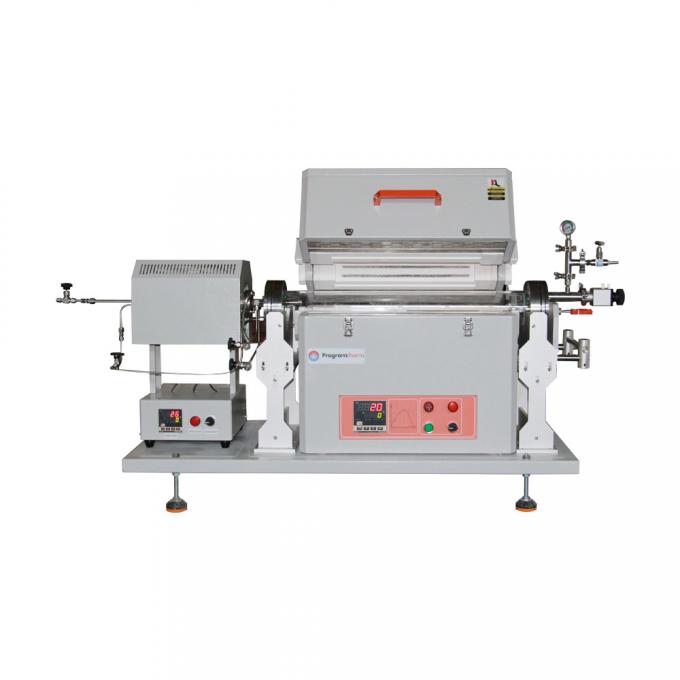 1100C Quartz Tube Furnace With Solid Precursor Sublimator For CVD 2D ...